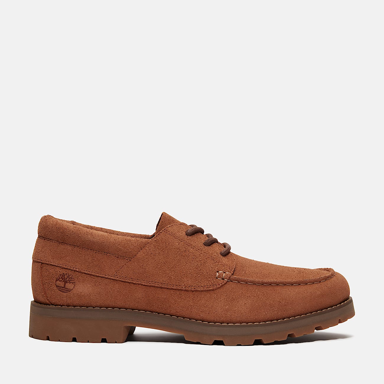 Britton Square Lace-Up Shoe for Men in Orange