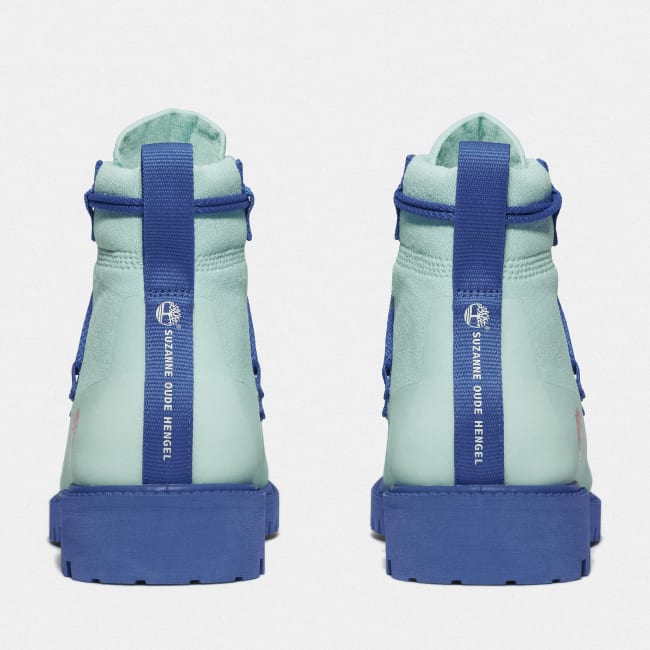 Timberland x Suzanne Oude Hengel Future73 Knit 6 Inch Boot in Teal