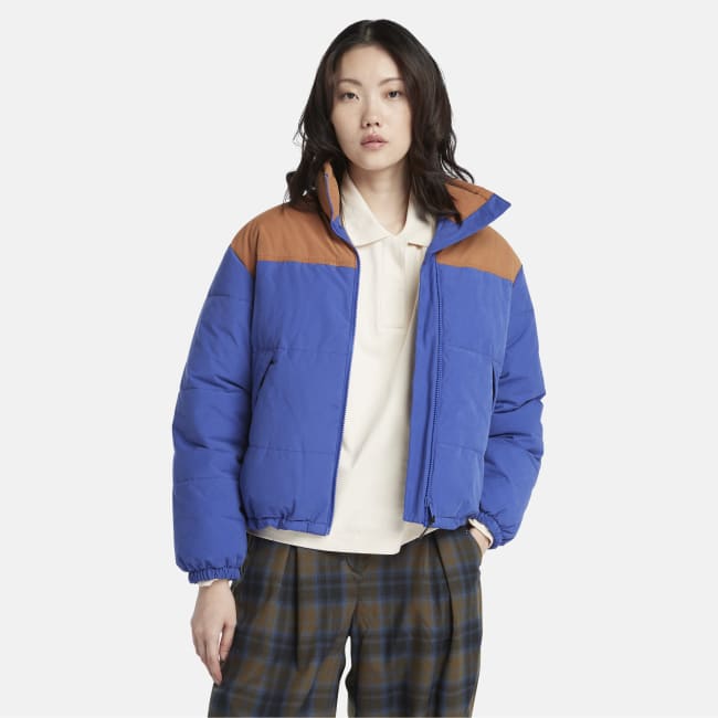 Mountain Welsh Puffer Jacket for Women in Blue
