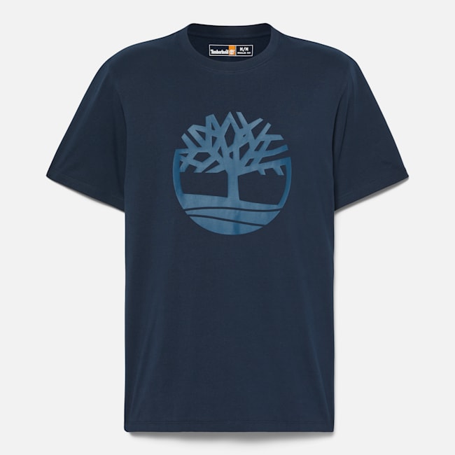 Northwood Tree Logo Short Sleeve T-shirt for Men in Dark Blue